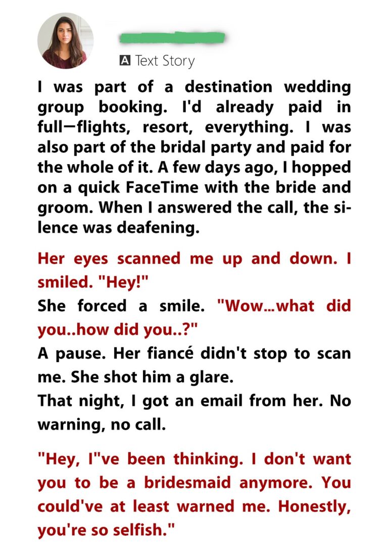 Bride Banned Me After I Got in Shape Even Though I Paid for Her Dress ...