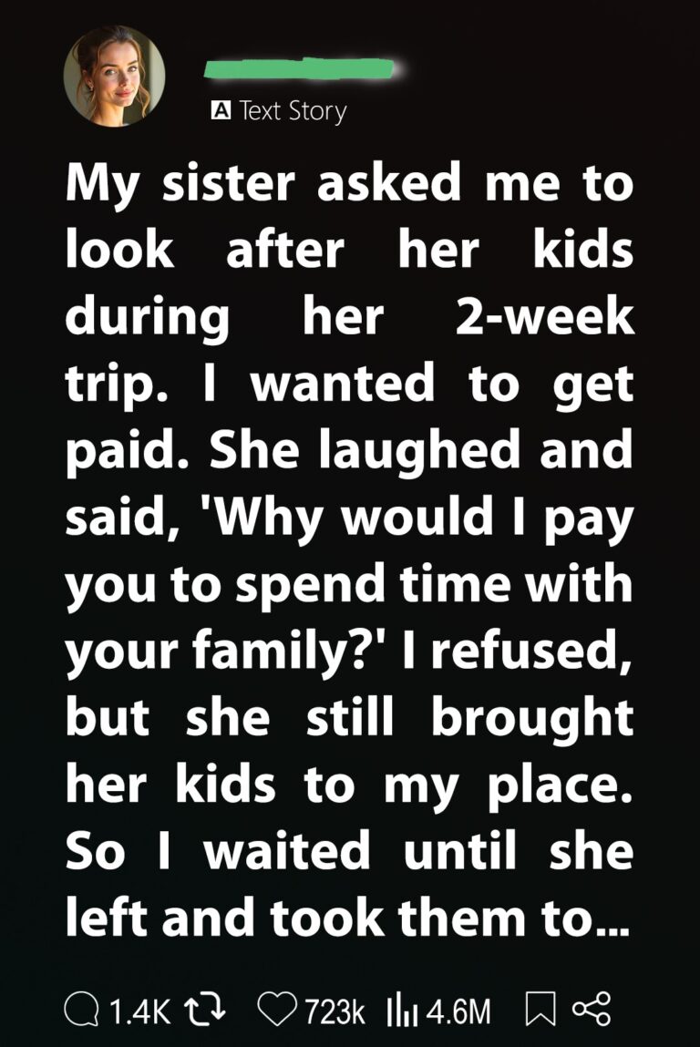 My Sister Laughed When I Asked for Payment—Then Left Her Kids Anyway ...
