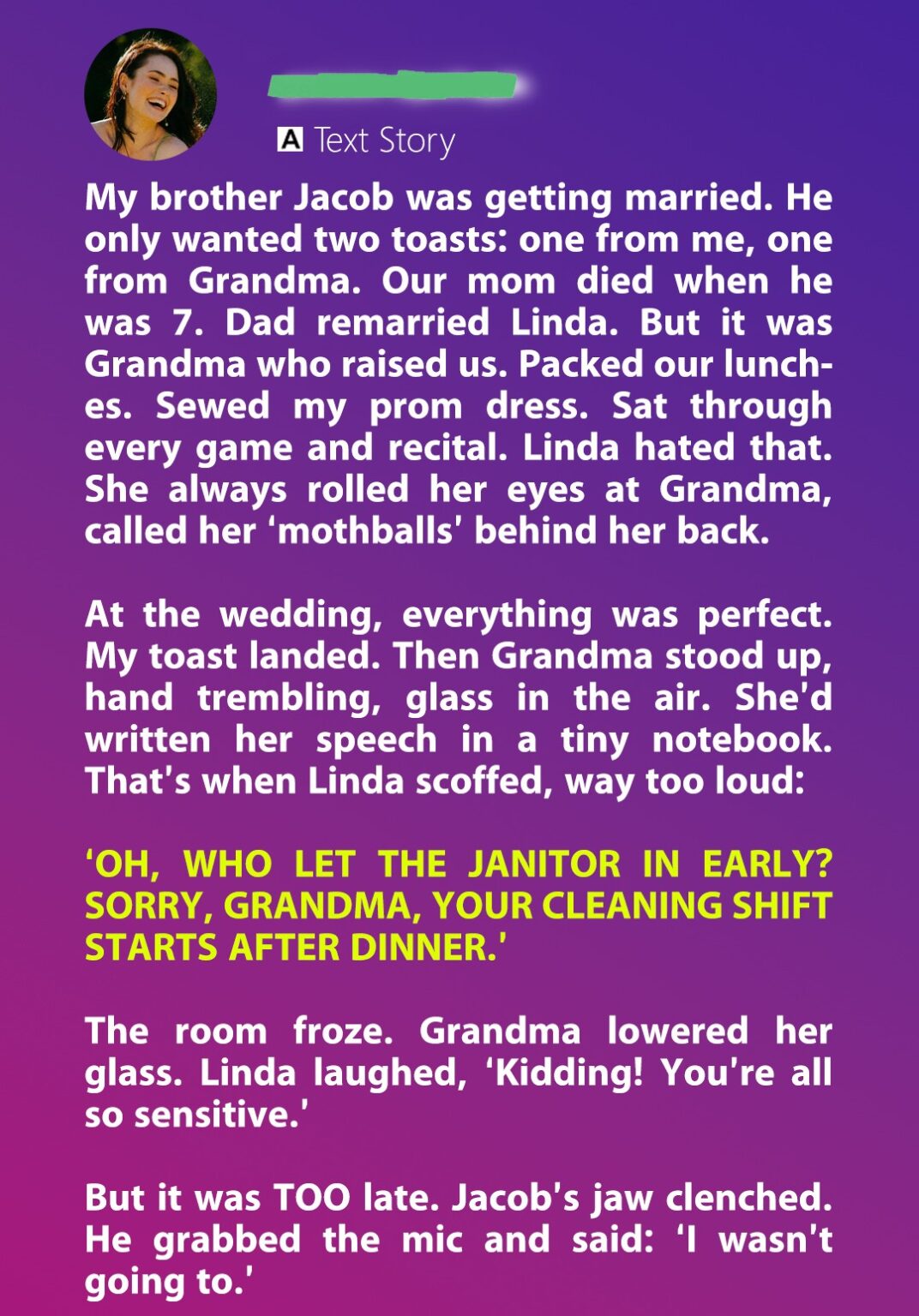 My Stepmom Mocked My Grandma At My Brother s Wedding Unaware It Would my-stepmom-mocked-my-grandma-at-my-brother-s-wedding-unaware-it-would