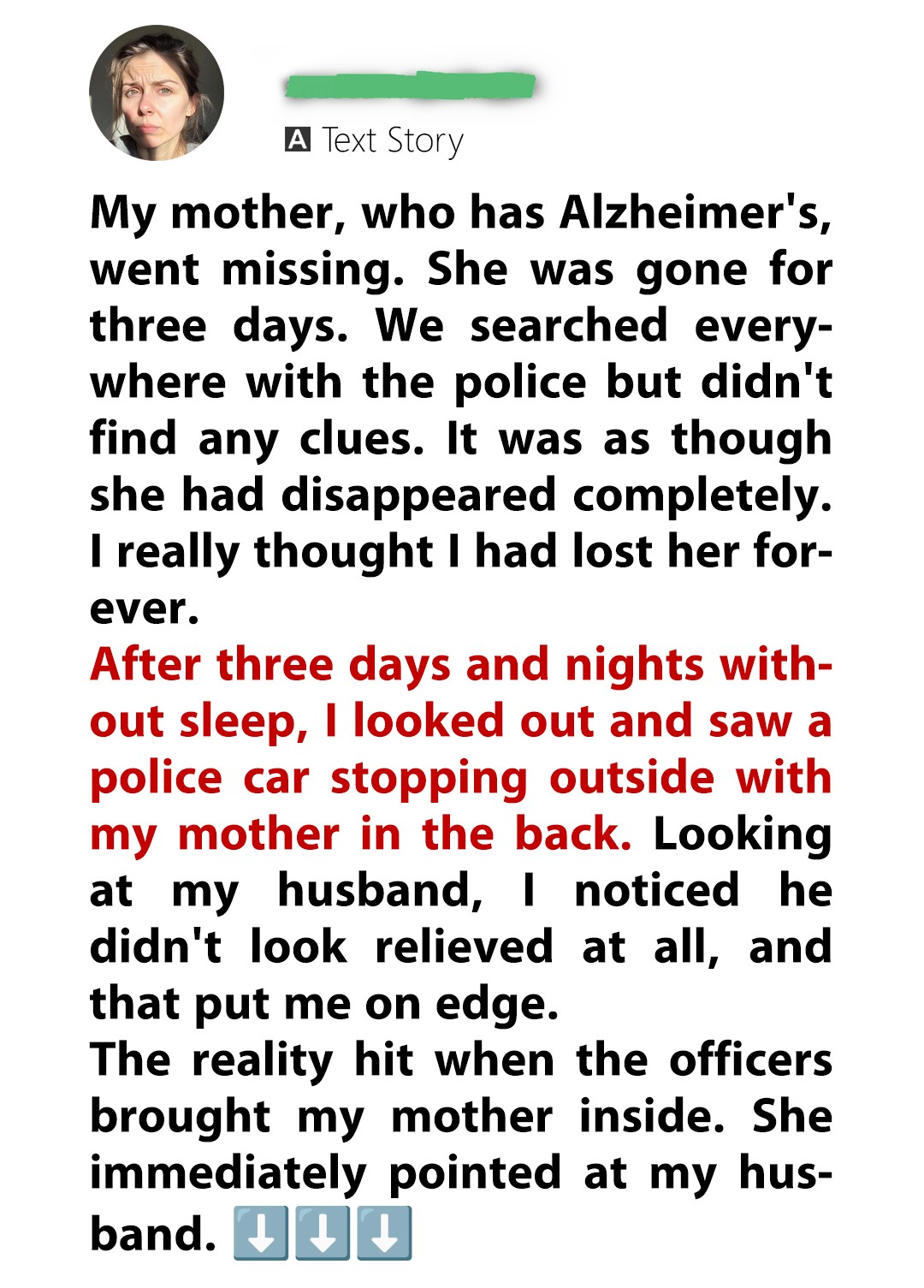 My 67-Year-Old Mother Disappeared—She Returned with One Accusation; My ...