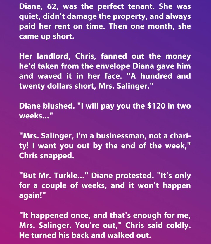 Rich Landlord Evicts Poor Old Lady from Rental Home, Goes to Family ...